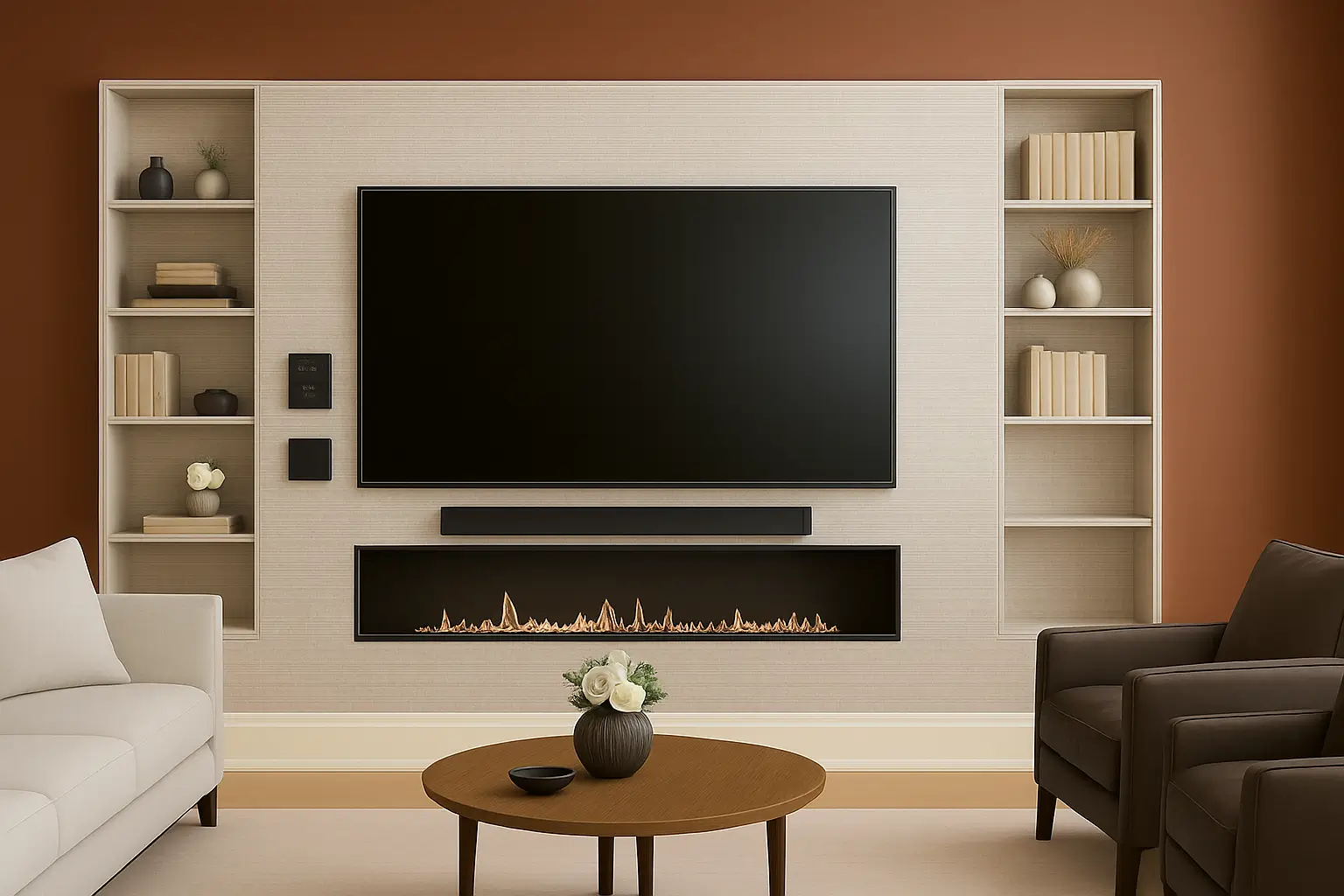 Living Room Smart Walls | The Wall Shop